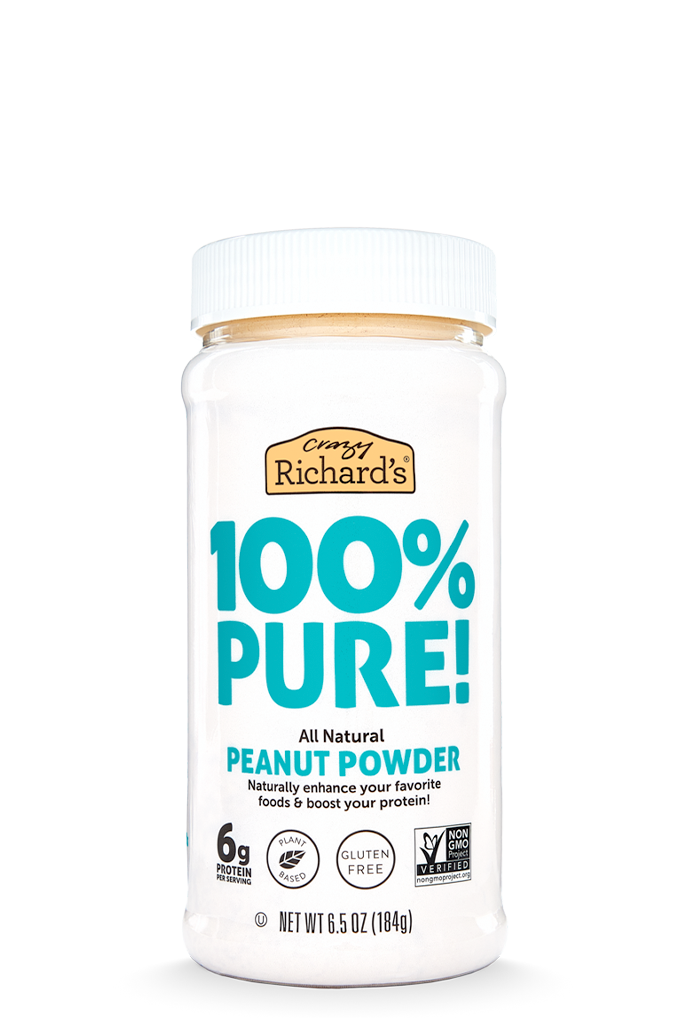 6.5 oz Pure Peanut Powder Jar | Crazy Richard's